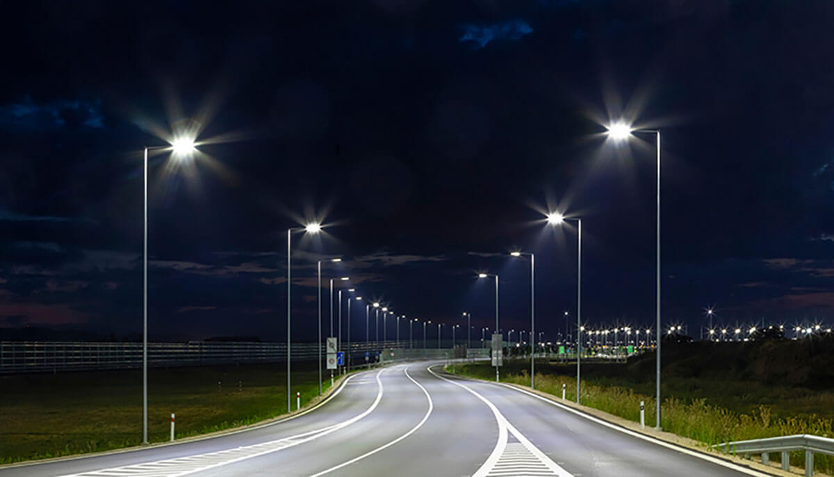 LED Lighting Illuminate Highways and Interchanges