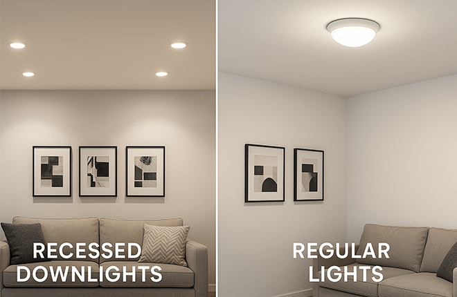 Are Downlights the Same as Recessed Lights