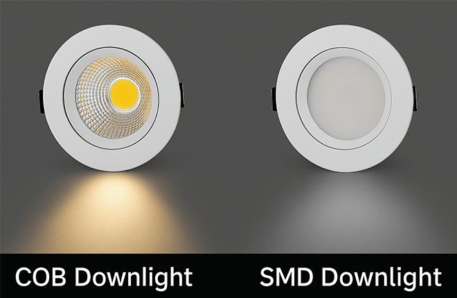 What Is the Difference Between a COB Downlight and a Downlight