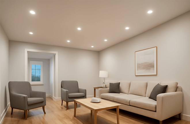 Typical Installation Areas for Recessed Downlights