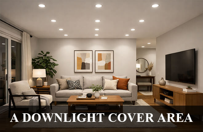 What Area does A Downlight Cover