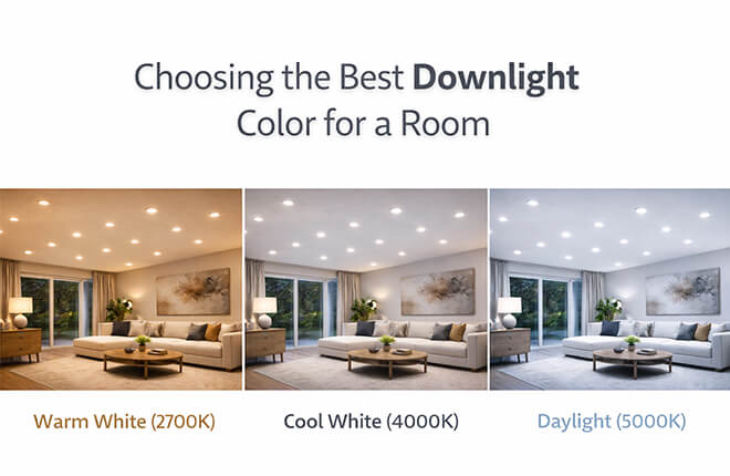 What Color Downlights Look Best